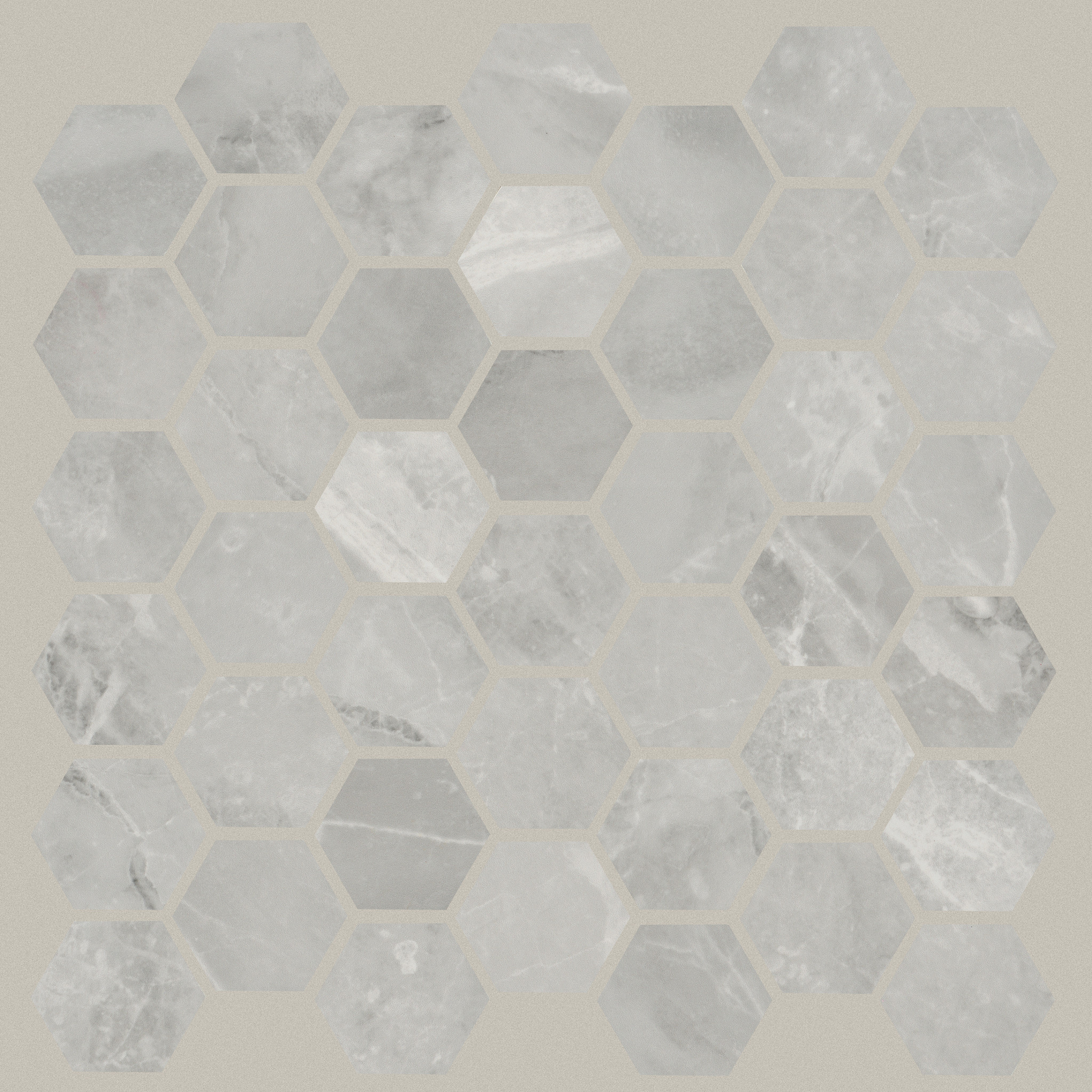 Prime Aura Hex Mosaic Matte - in color Perla Grigia | Shaw Floors