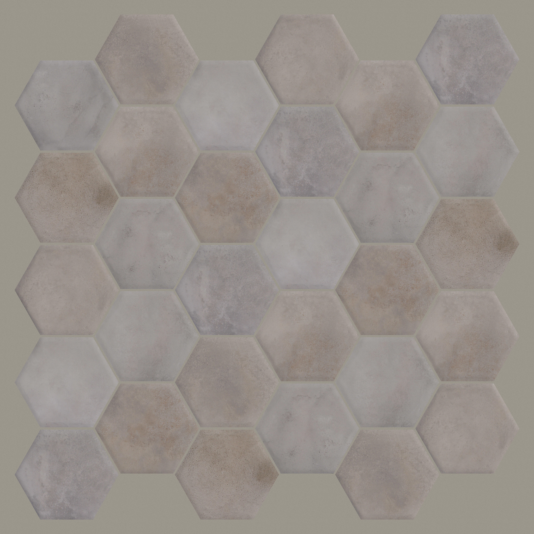 Kaleidoscope 6x7 Hex - in color Ashen | Shaw Floors