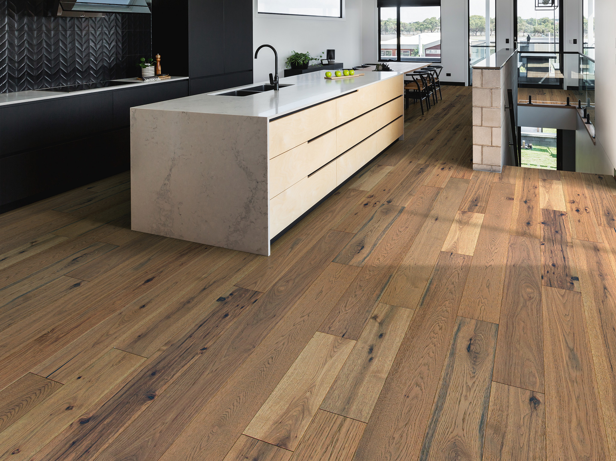 Transcendence - Wire Brushed Hardwoods Flooring in Ascent | AndersonTuftex